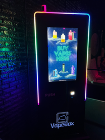 The 18-Aisle Touchscreen VTM Vape Tower Vending Machine