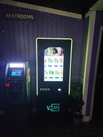 The 18-Aisle Touchscreen VTM Vape Tower Vending Machine