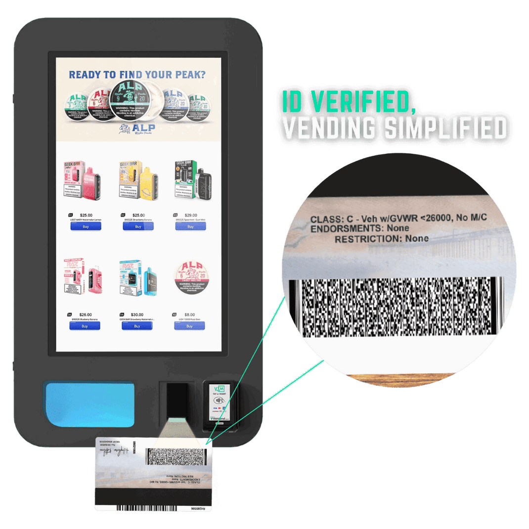 Buy Vape Vending Machines with ID Scanners | USA-Based Supplier