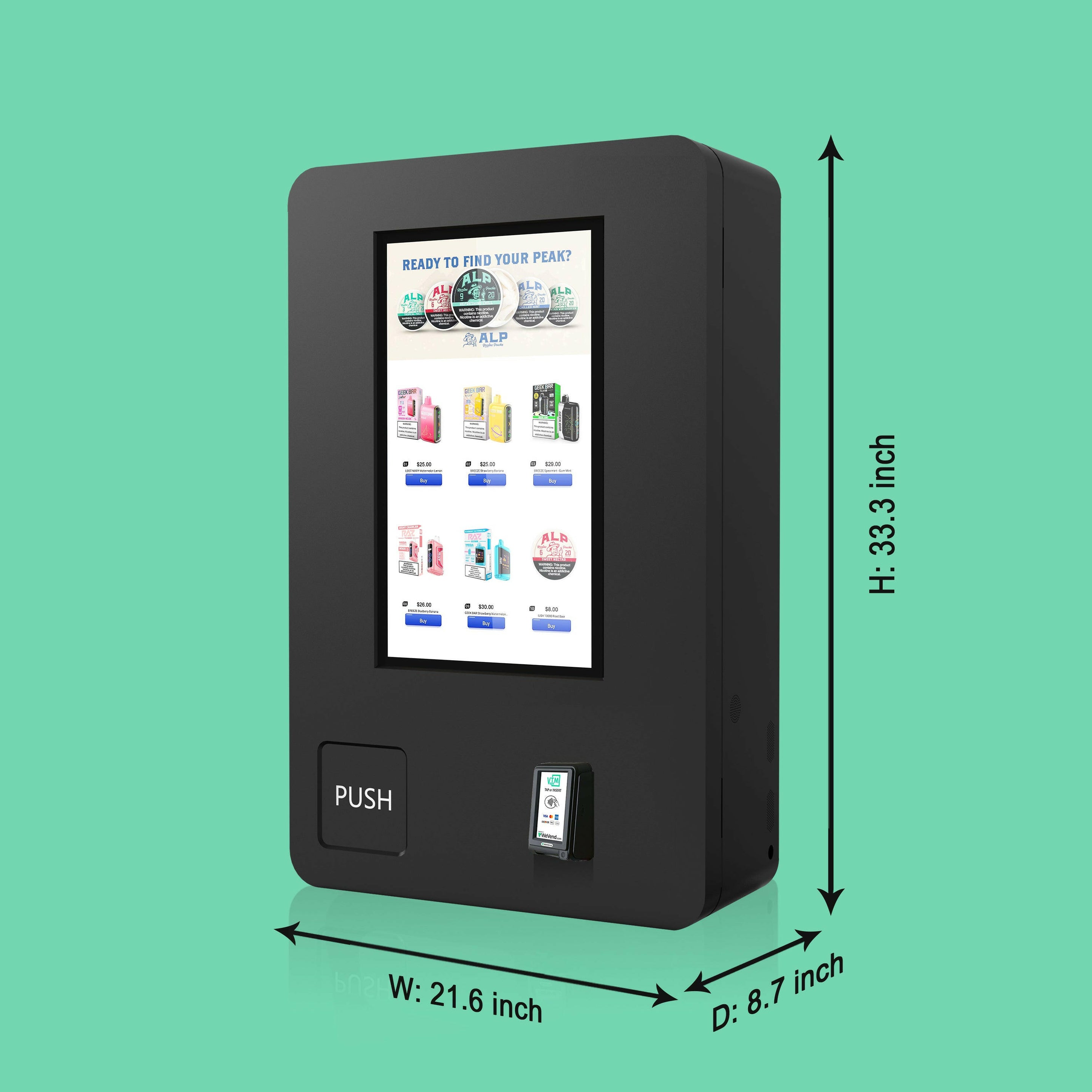 VapeTM: Smart Vending Machines by VapeTM